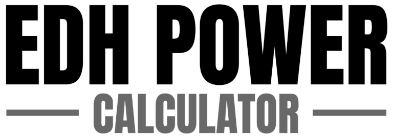 EDH Power Level Calculator - EDH Power Calculator